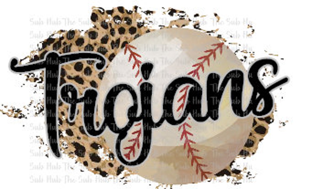 Trojans Baseball | Sublimation Design | PNG File | Digital Download ...