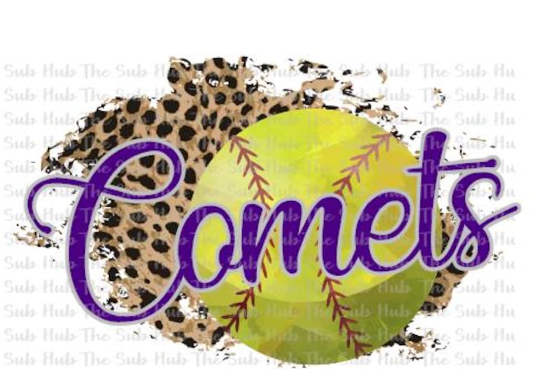 Comets Softball | Sublimation Design | PNG File | Digital Download ...