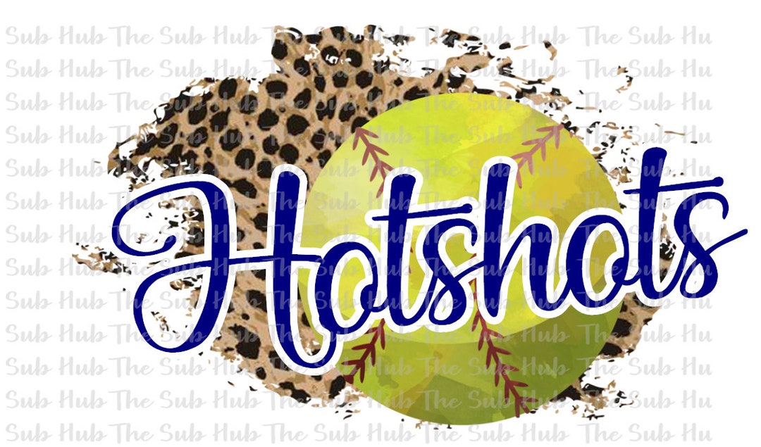 Hotshots Softball | Sublimation Design | PNG File | Digital Download ...
