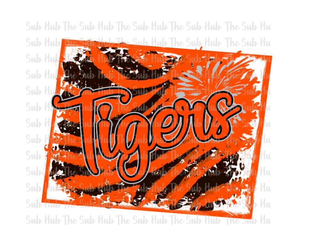 Tigers Cheer | Sublimation Design | PNG File | Digital Download | Tiger ...