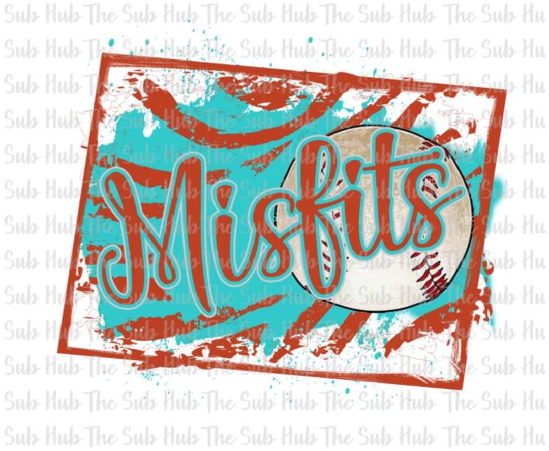 Misfits Baseball | Sublimation Design | PNG File | Digital Download ...