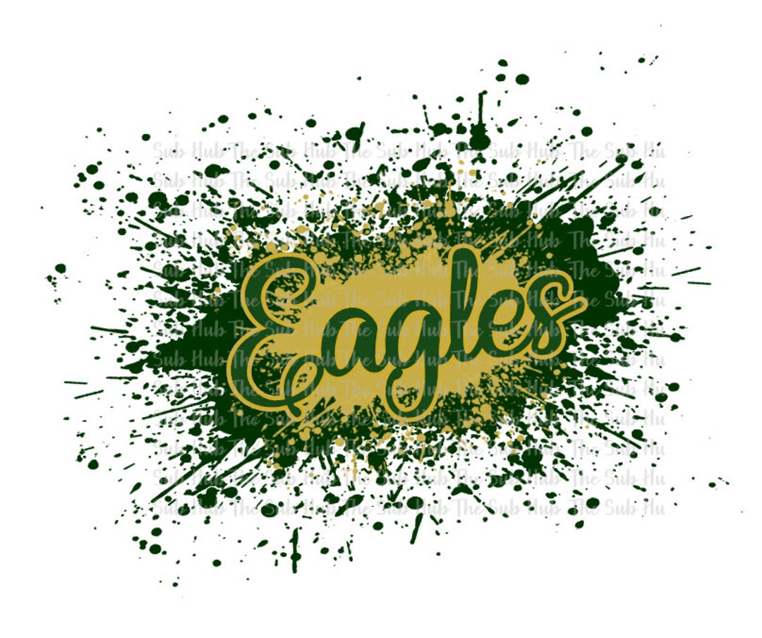 Eagles Splatter | Sublimation Design | PNG File | Digital Download ...