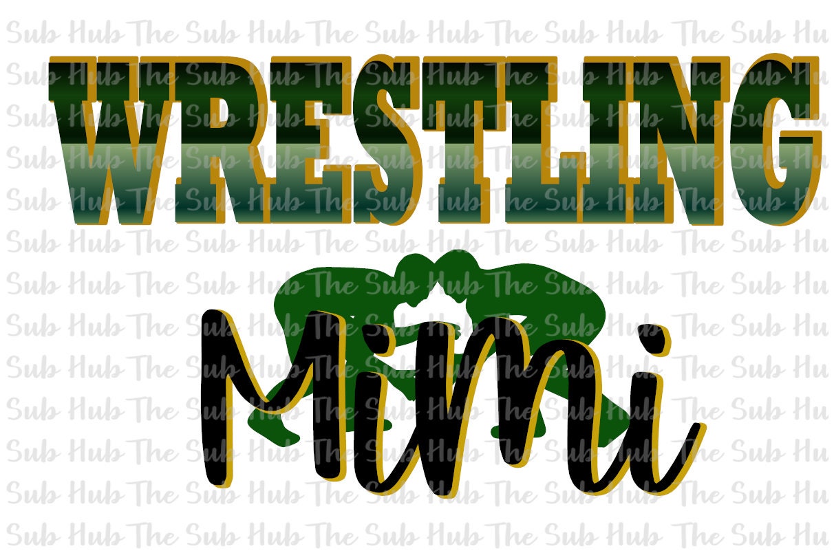 Wrestling Mimi Sublimation Design PNG File Digital | Etsy