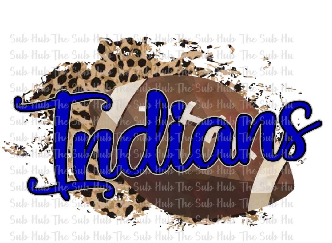 Indians Football | Sublimation Design | PNG File | Digital Download ...
