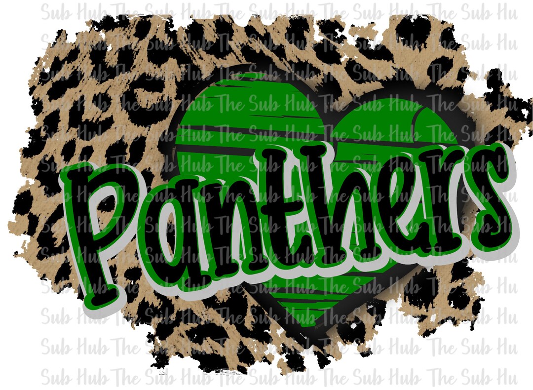 Panthers | Sublimation Design | PNG File | Digital Download | Leopard ...