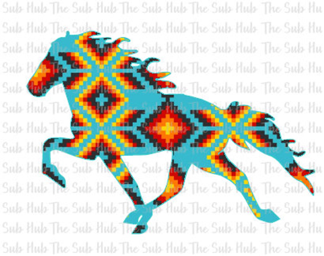 Aztec Horse | Sublimation Design | PNG File | Digital Download | Horse ...