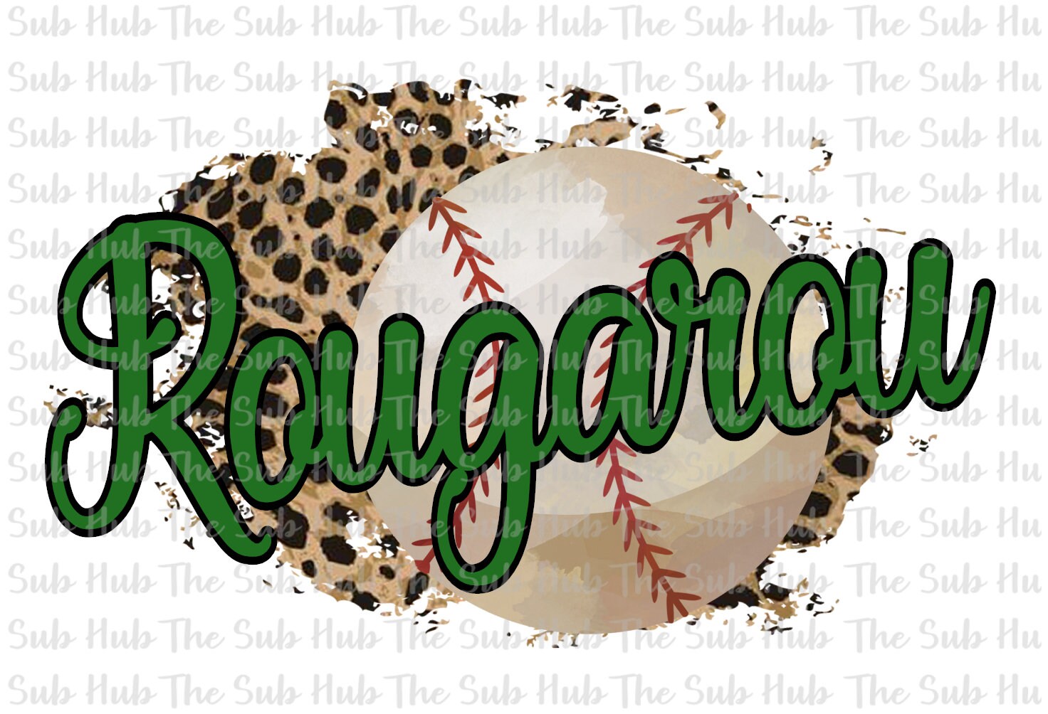 Rougarou Baseball Ready to Press Sublimation Transfer | Etsy