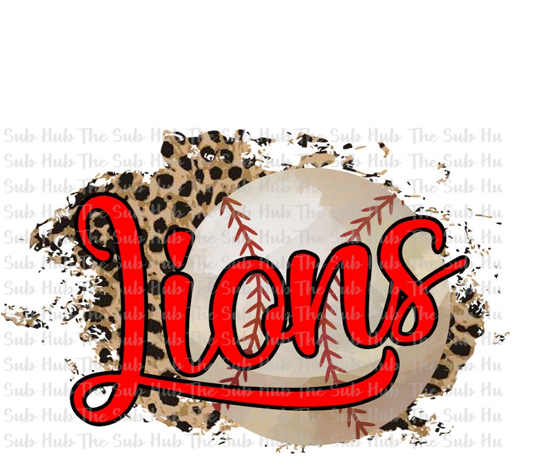 Lions Baseball | Ready to Press | Sublimation Transfer | Shirt Design ...