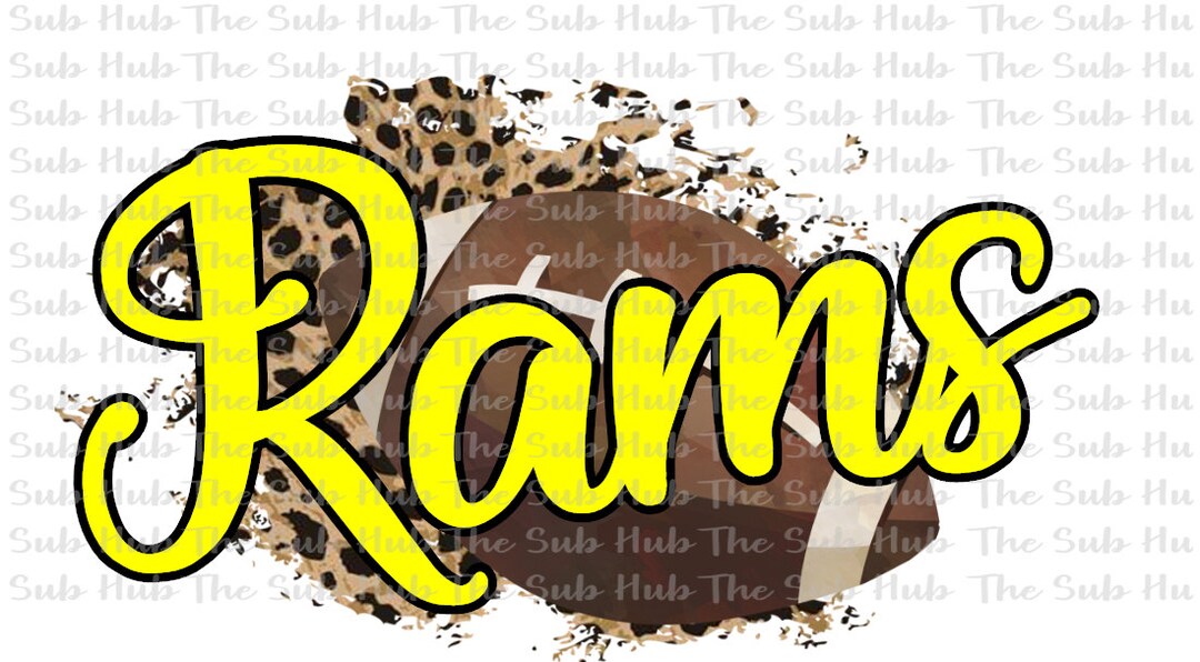 Rams Football | Sublimation Design | PNG File | Digital Download ...