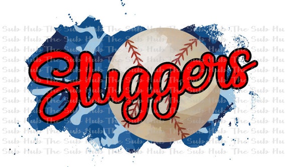 Sluggers Baseball Sublimation Design PNG File Digital - Etsy