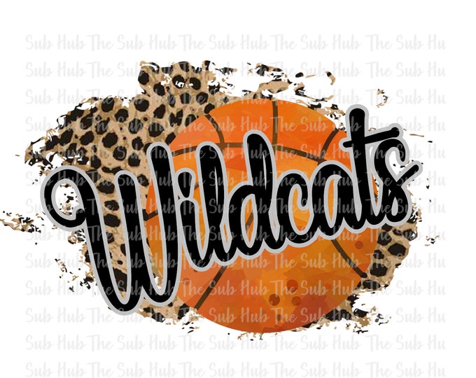 Wildcats Basketball Sublimation Design PNG File - Etsy