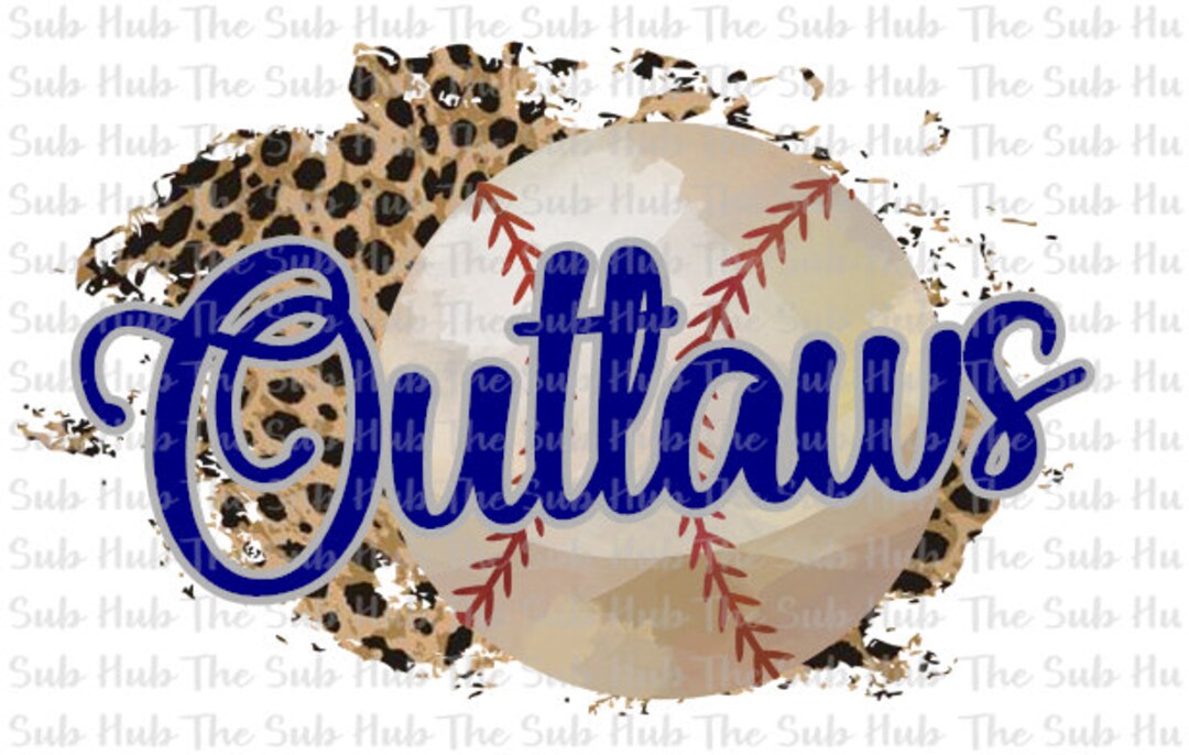 Outlaws Baseball | Sublimation Design | PNG File | Digital Download ...
