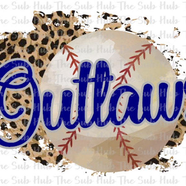 Outlaws Baseball Svg - Etsy