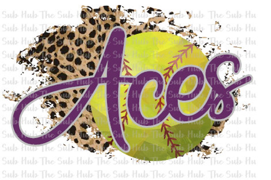 Aces Softball | Sublimation Design | PNG File | Digital Download ...