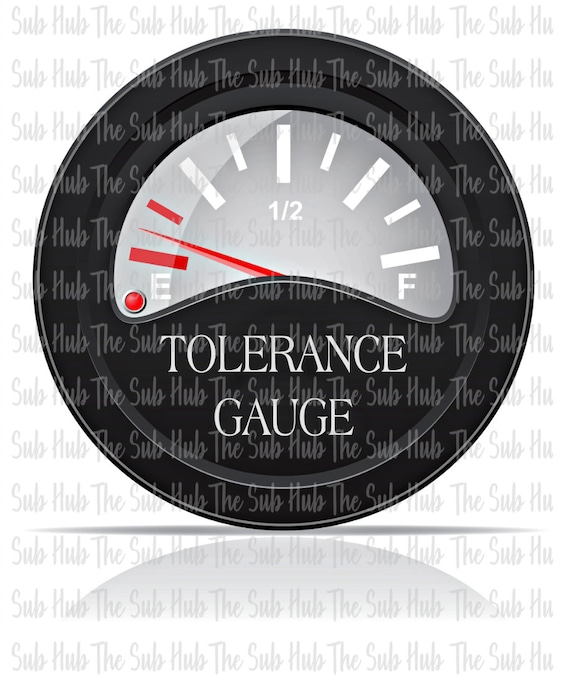 Tolerance Gauge Ready to Press Sublimation Transfer | Etsy