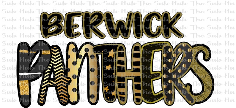 Berwick Panthers Ready to Press Sublimation Transfer - Etsy