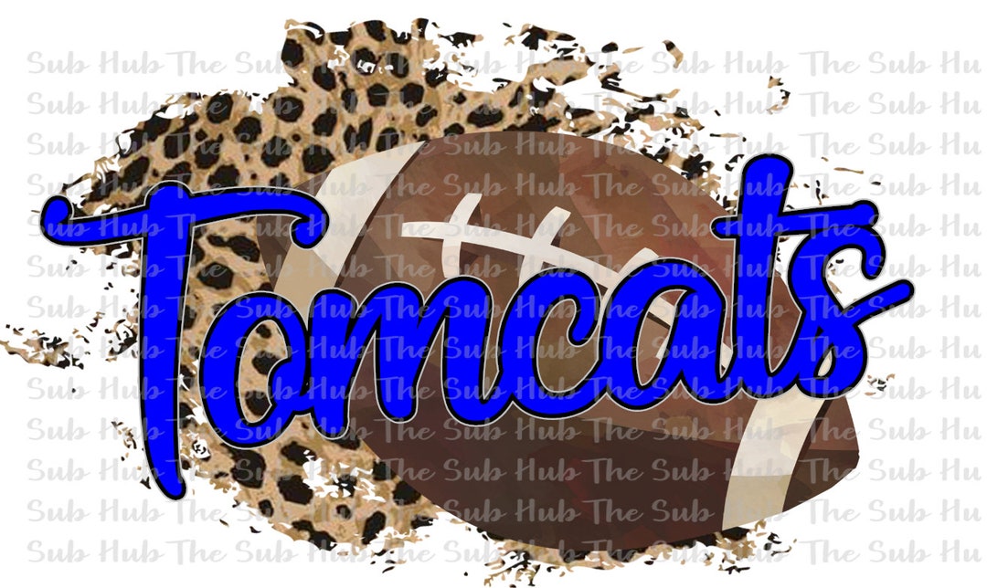 Tomcats Football | Sublimation Design | PNG File | Digital Download ...
