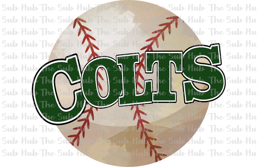 Colts Baseball | Sublimation Design | PNG File | Digital Download ...