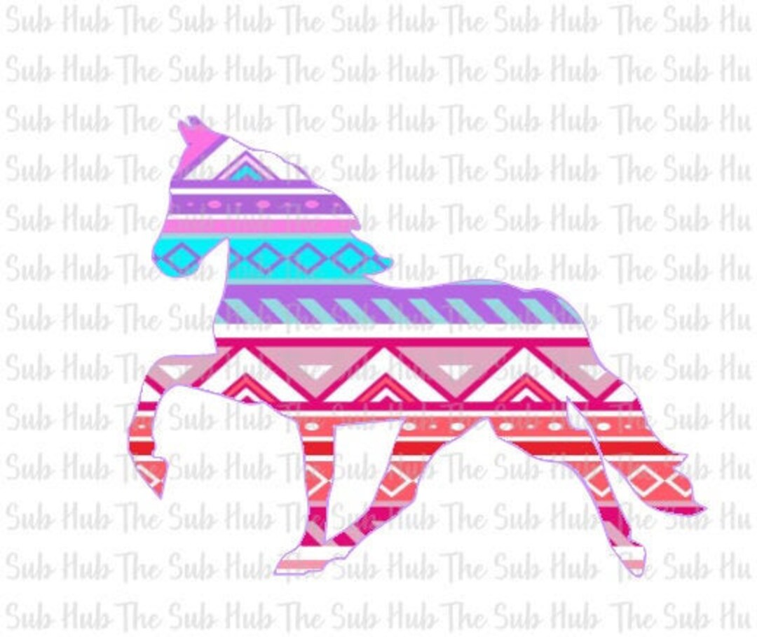 Aztec Horse | Sublimation Design | PNG File | Digital Download | Horse ...