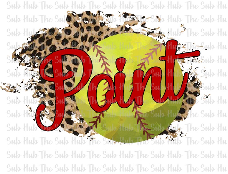 Point Softball | Sublimation Design | PNG File | Digital Download ...