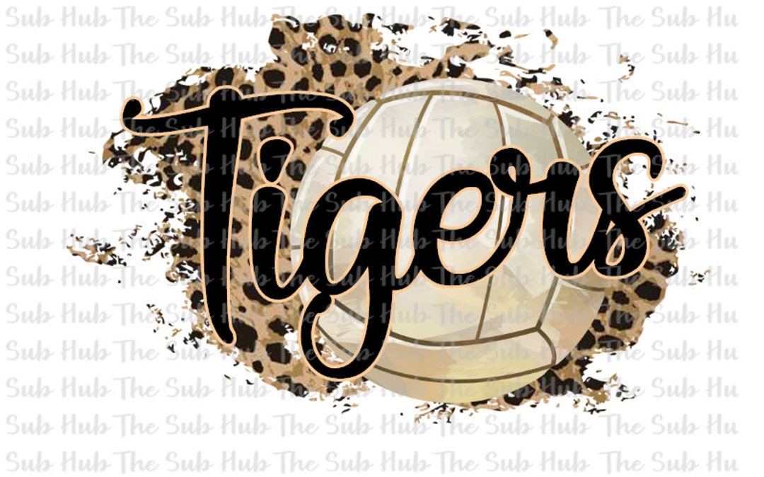 Tigers Volleyball | Sublimation Design | PNG File | Digital Download ...