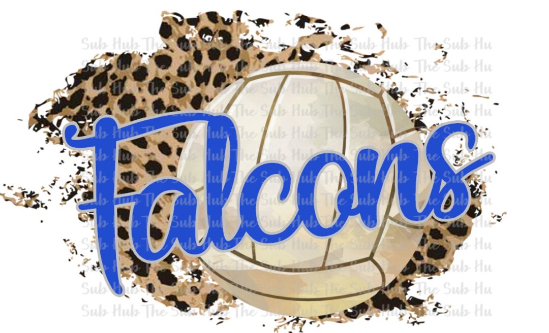 Falcons Volleyball | Sublimation Design | PNG File | Digital Download ...