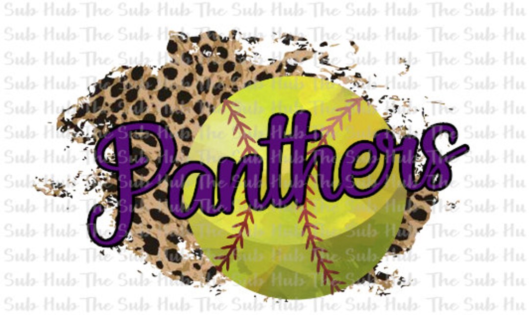 Panthers Softball | Sublimation Design | PNG File | Digital Download ...