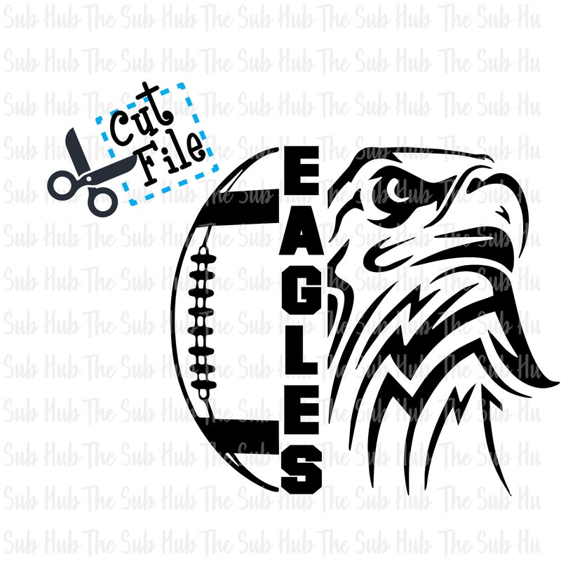 Eagles Football Svg - Etsy