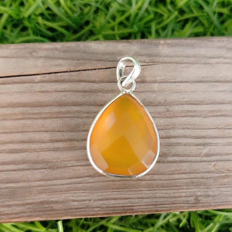 Yellow Pendant - Etsy