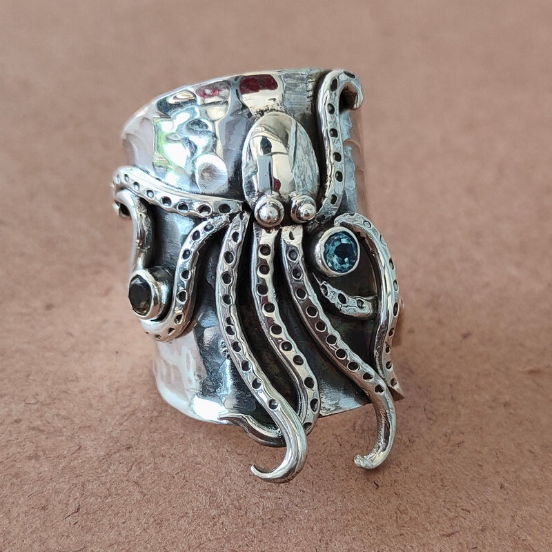 Octopus Ring - Etsy