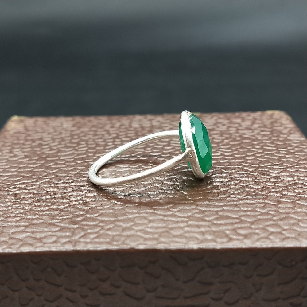 Green Onex Minimalist Ring Summer Jewelry Summer Gift - Etsy