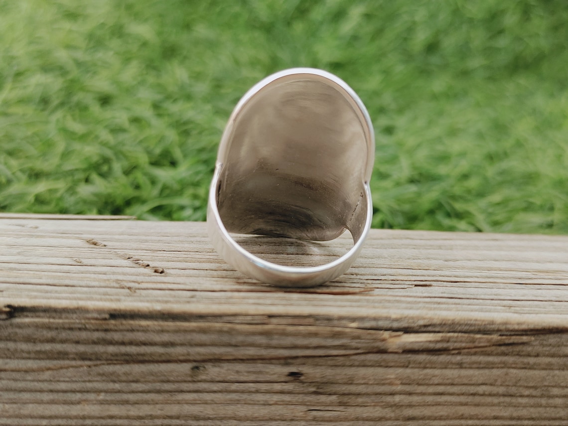 Full Finger Sterling Silver Ring Handmade Silver Ring - Etsy