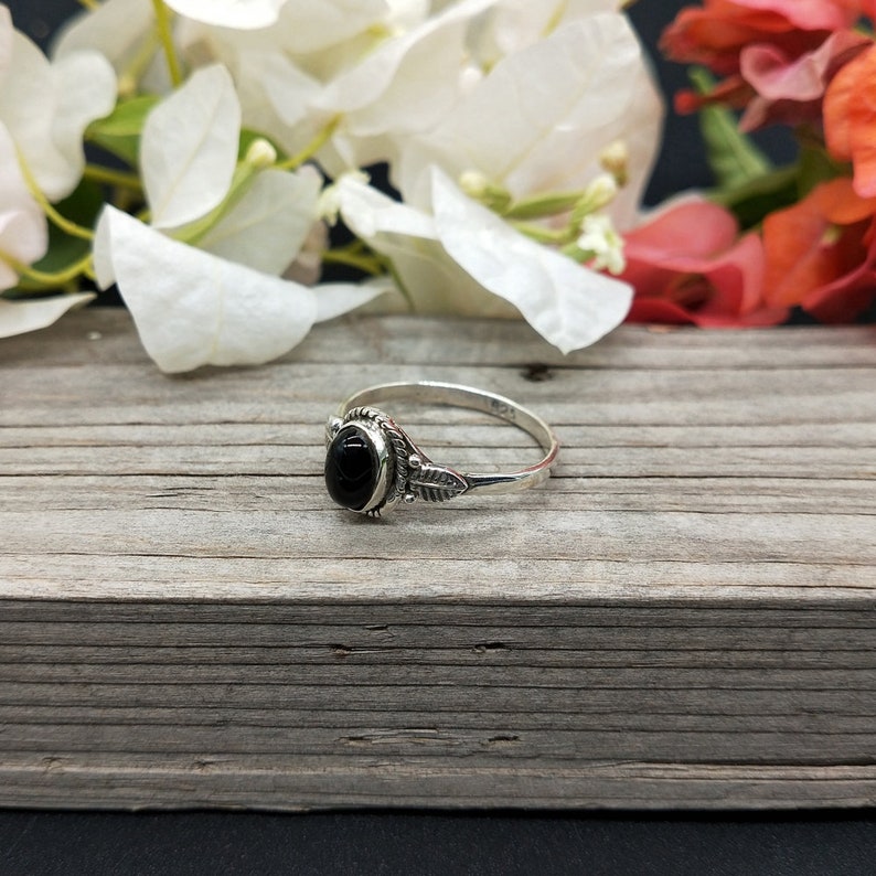 Boho Statement Ring black Onyx Hand Crafted Bohemian Ring - Etsy UK
