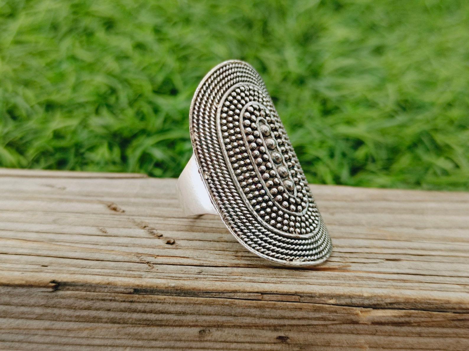 Full Finger Sterling Silver Ring Handmade Silver Ring - Etsy