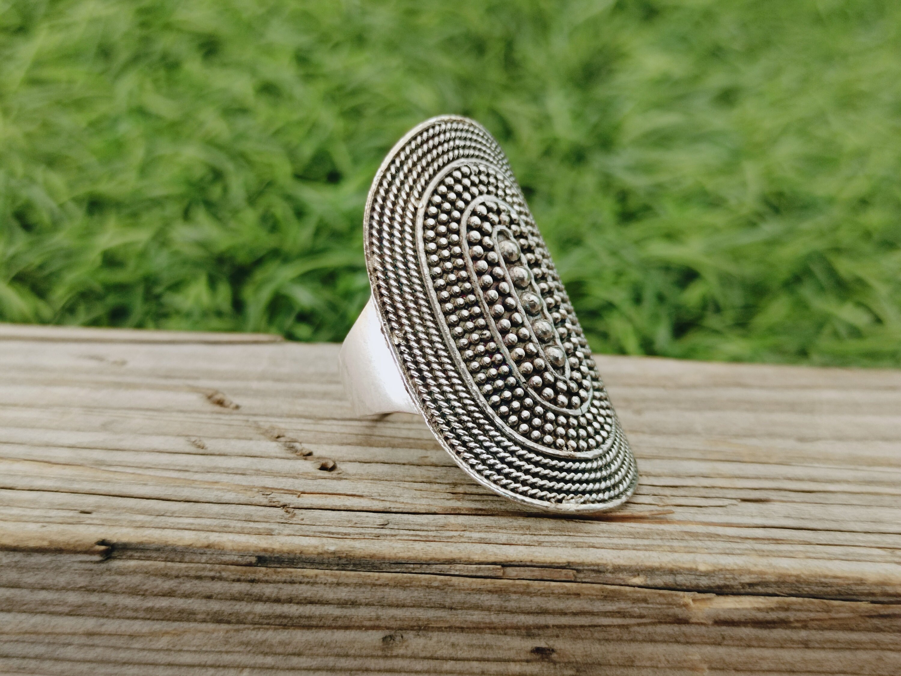 Full Finger Sterling Silver Ring Handmade Silver Ring | Etsy