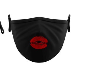 Lipstick Face Mask | Etsy