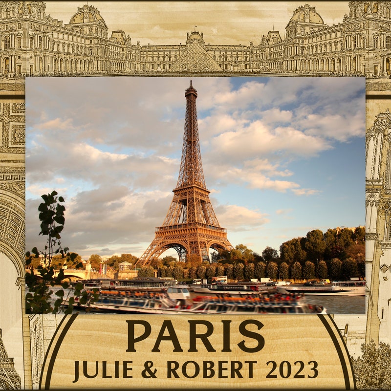 Paris Picture Frame 6 8 - Etsy