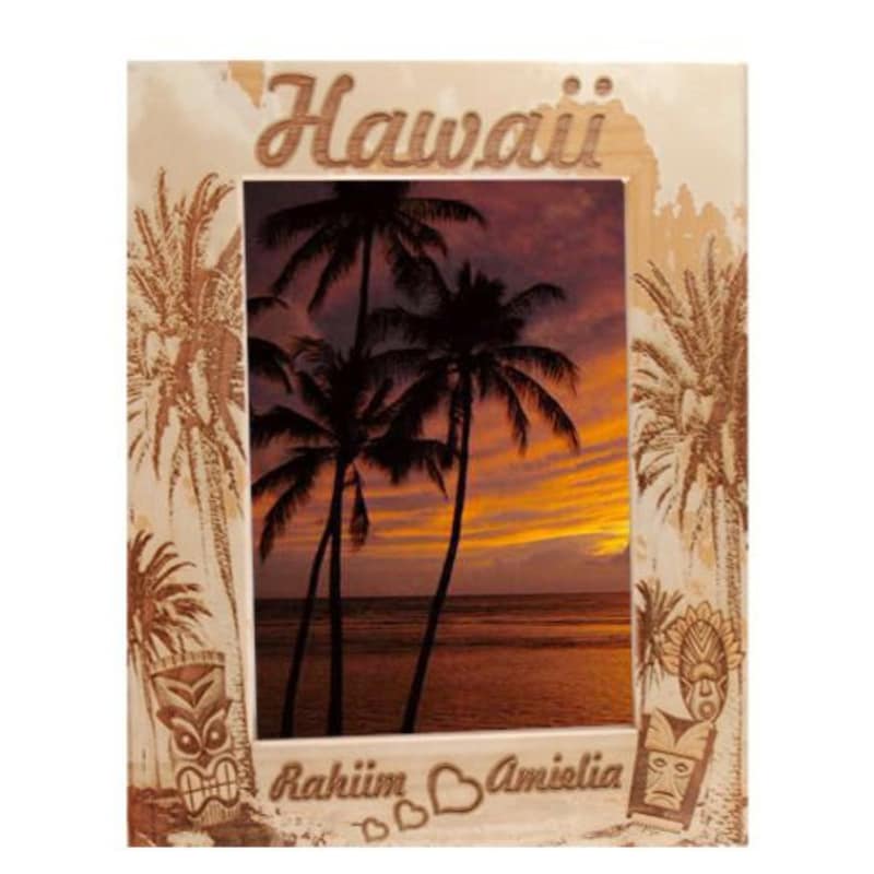 5x7 Hawaiian Wood Frame - Etsy