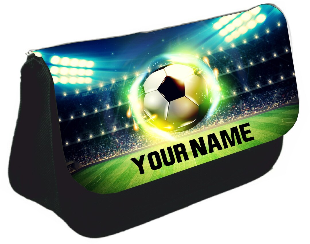 Personalised Pencil Case Bag Football Back to School Boys Fifa Free ...