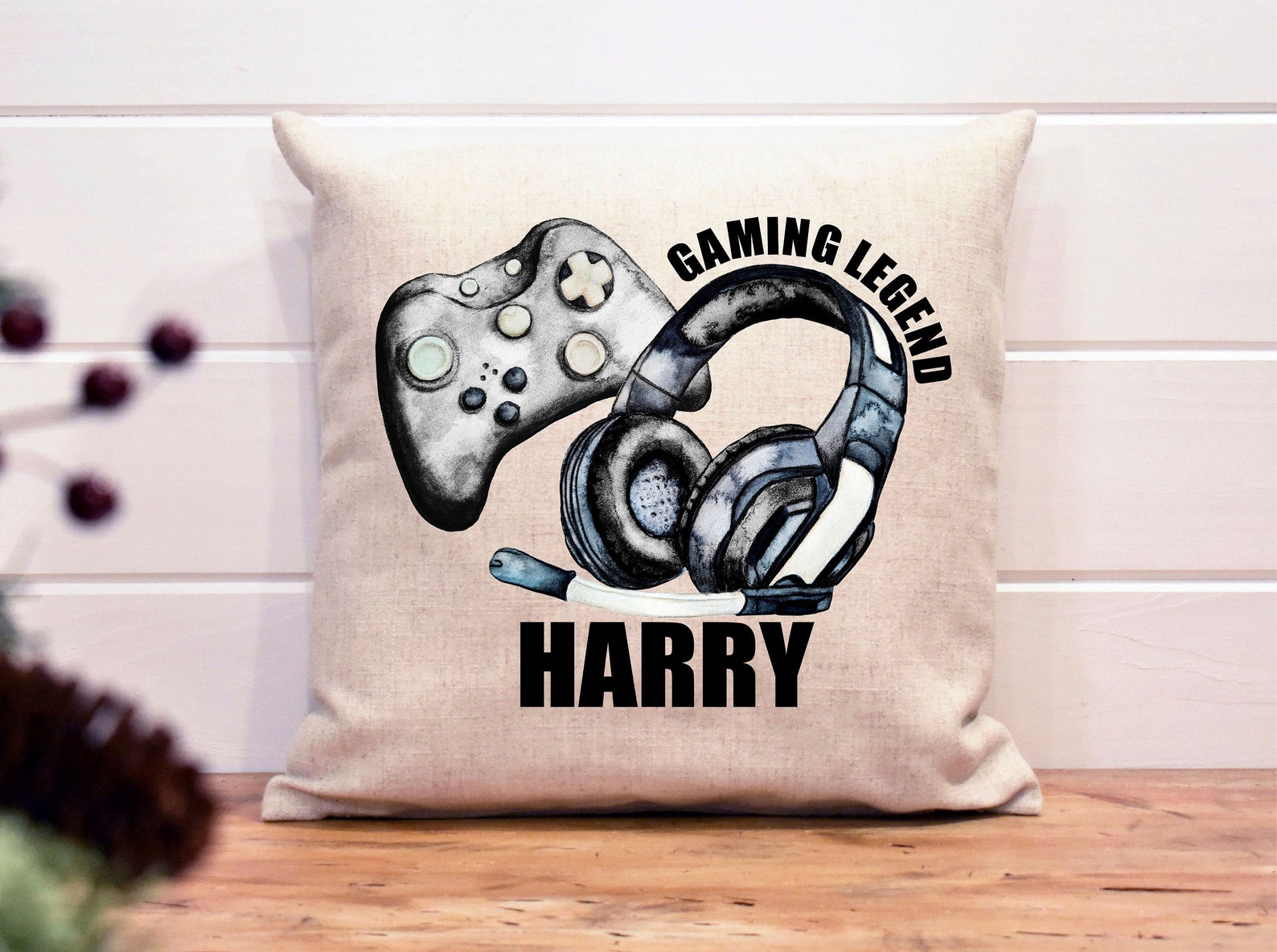 Gaming Cushion Personalised Gift Gamer Cushion Gift for Boy - Etsy UK