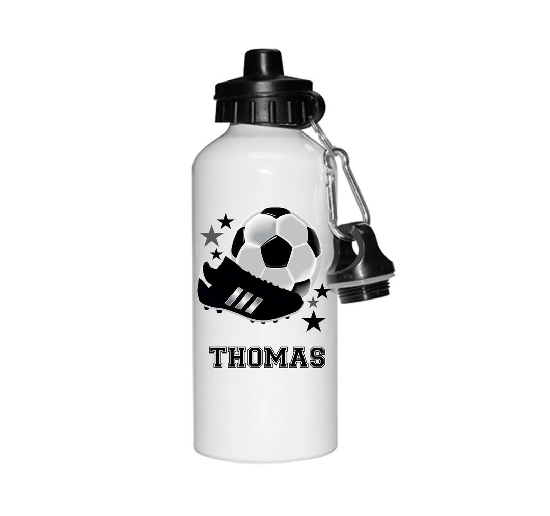 Personalized Football Water Bottle: 600ml Aluminum Sports Drink Flask ...