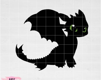 Toothless svg | Etsy