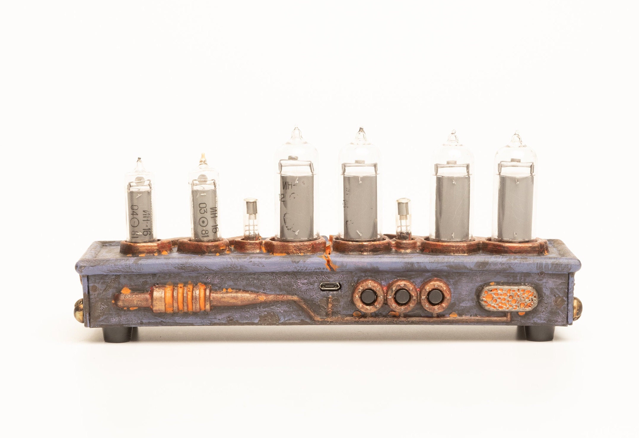 Steampunk NIXIE Tube Table Clock - Etsy