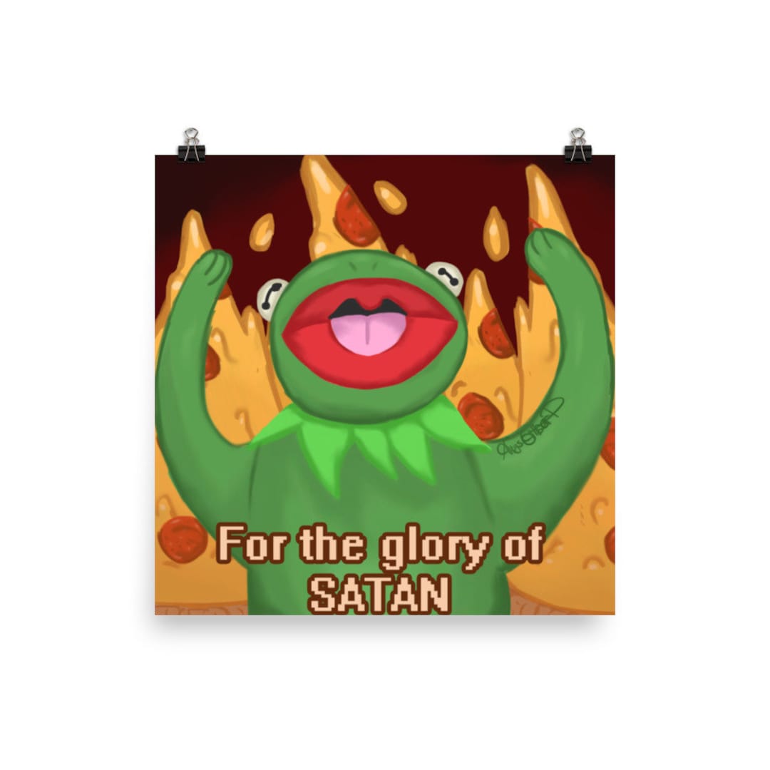 Kermit to Your Dark Lord Print - Etsy