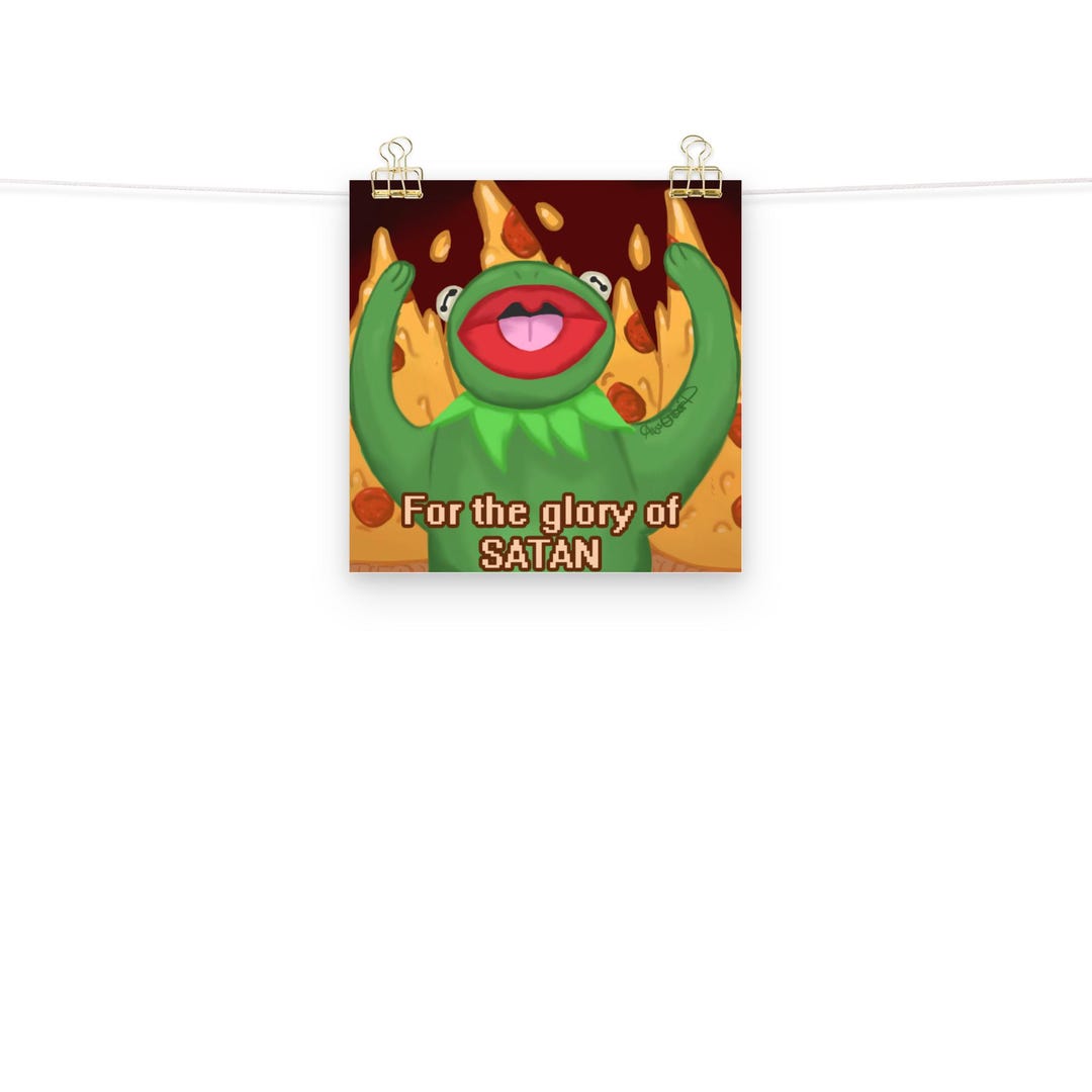 Kermit to Your Dark Lord Print on Matte Paper - Etsy