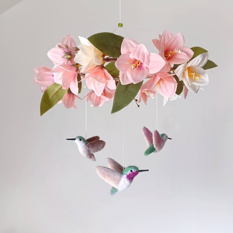 Flying Bird Mobile - Etsy