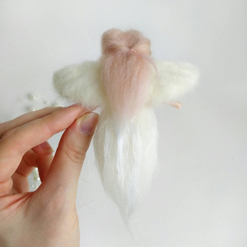 Needle Felted Angel Felt Angel Ornament Felt Fairy Waldorf | Etsy