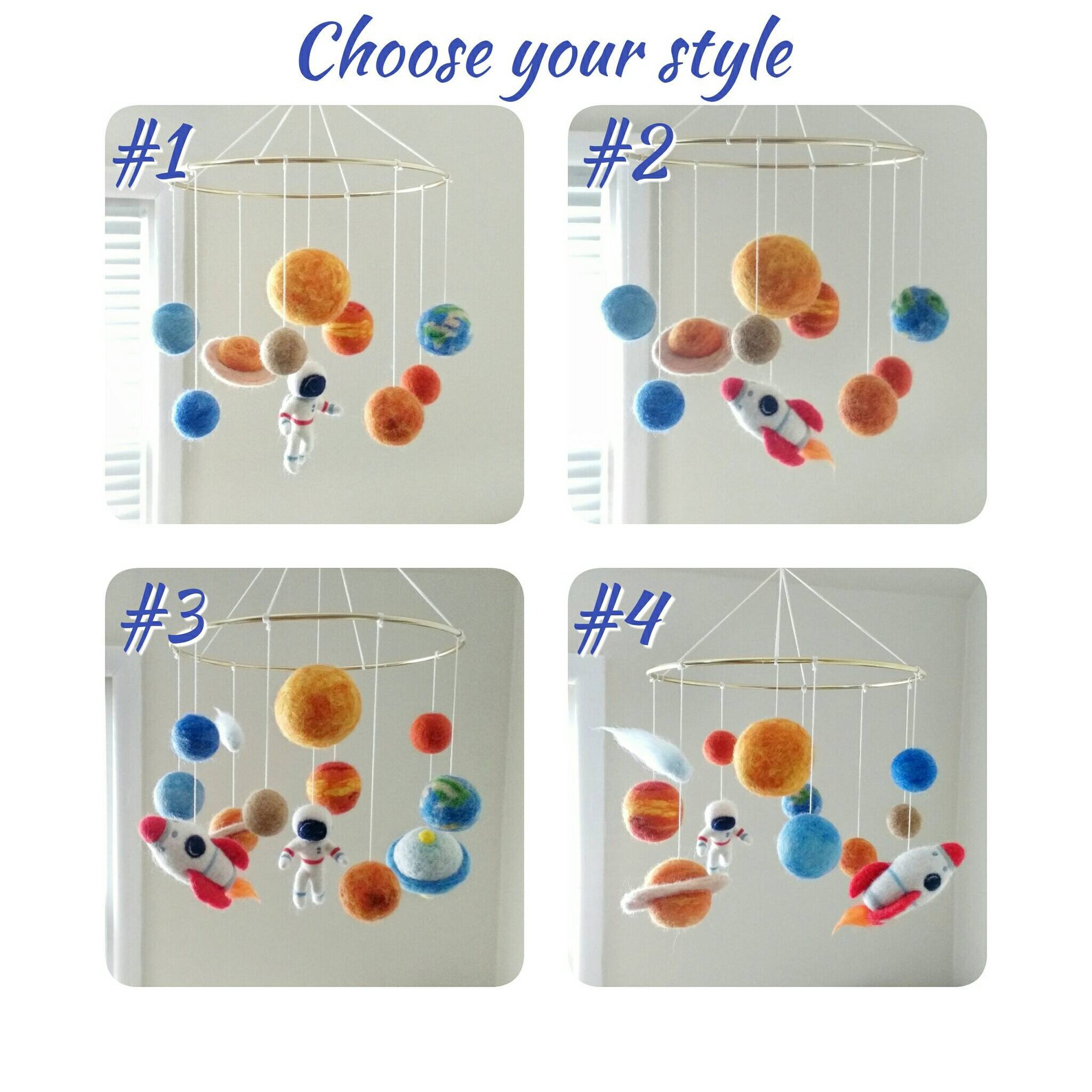 Sonnensystem Mobile Krippe Filz Planeten Mobile Kinderzimmer - Etsy.de