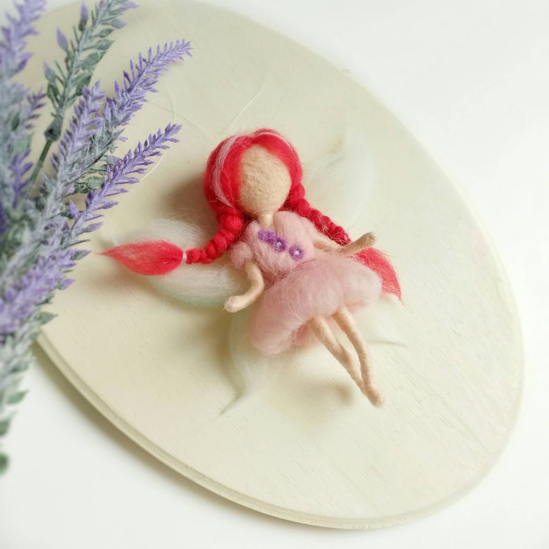 Needle Felted Fairies Felted Doll Girl Waldorf Fairy Doll - Etsy