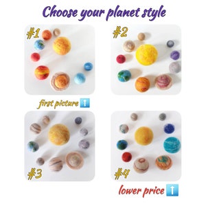 Solar System Mobile Nursery Outer Space Mobile Crib Felt Planets Mobile ...